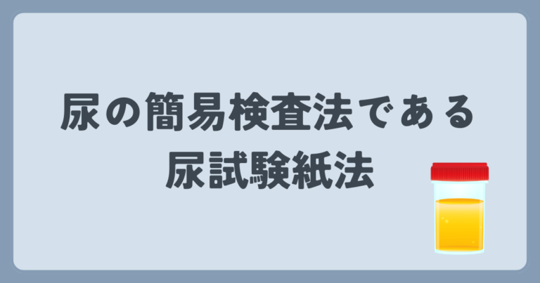 【尿検査でわかること】尿試験紙法!基準値や異常値を示す原因を解説